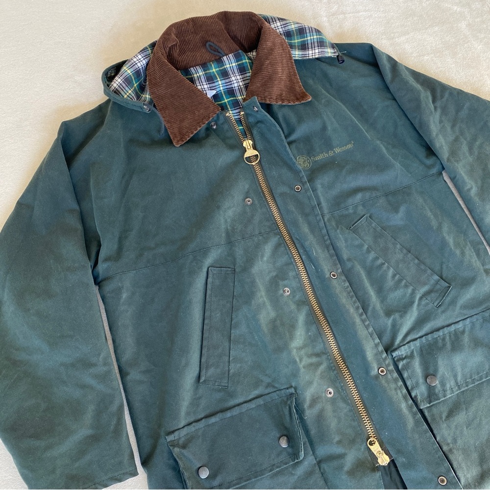 Smith & Wesson Slik Oilskin Waxed Field Jacket - Gem